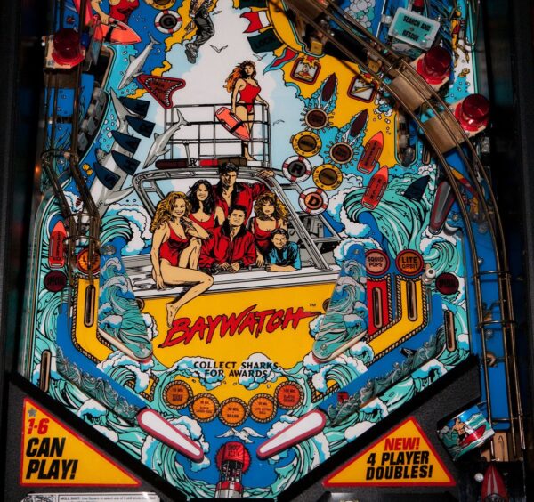Baywatch pinball machine | Elite Home Gamerooms