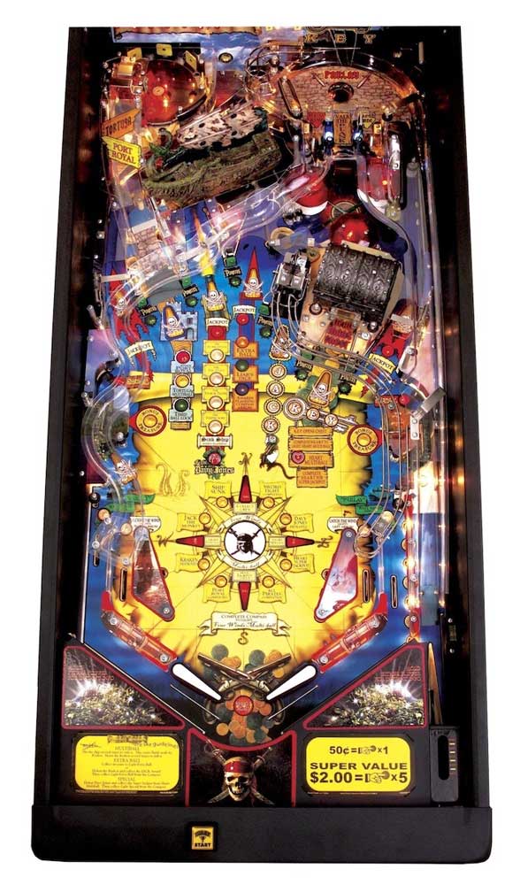 Pirates of the Caribbean Pinball Machine | Elite Home Gamerooms